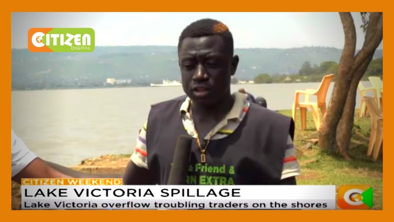 Lake Victoria overflow troubling traders on the shores - YouTube