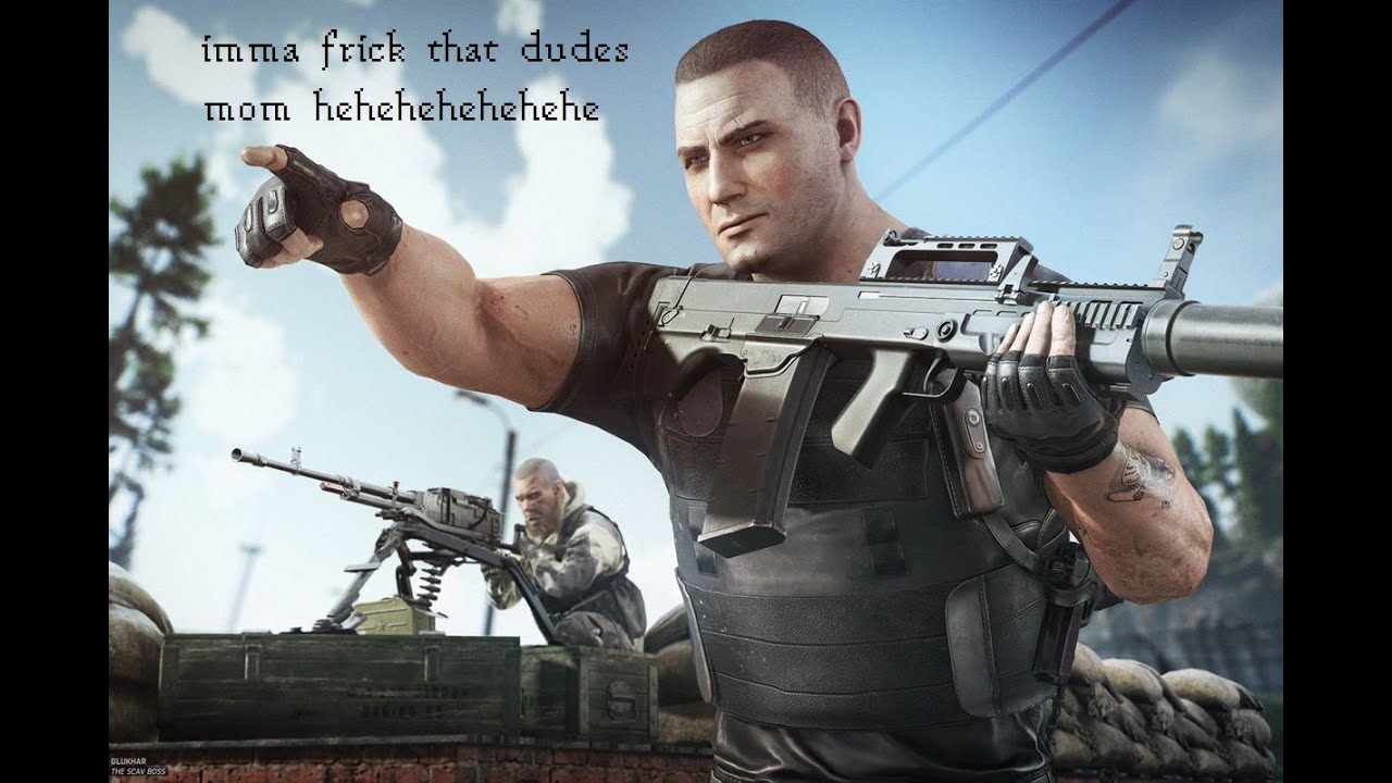 eft double kill m4 dudes big red customs - YouTube