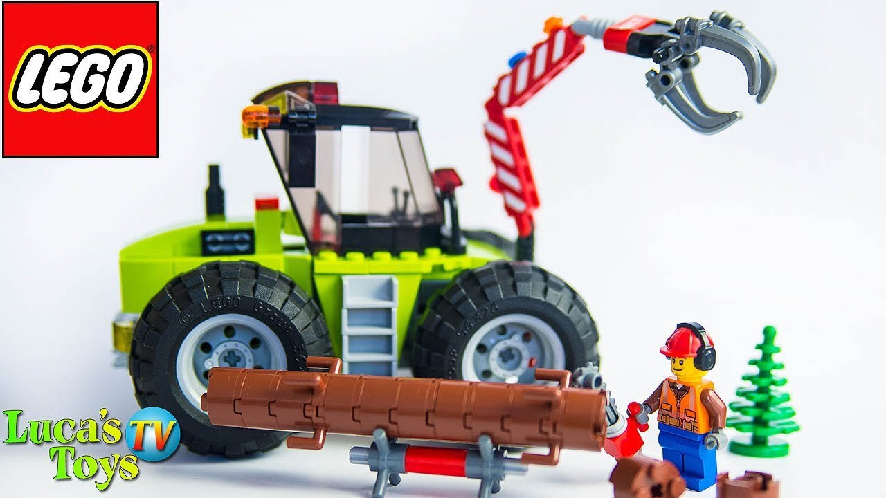 Lego forest tractor lego city 60181 speed build and review / lego ...