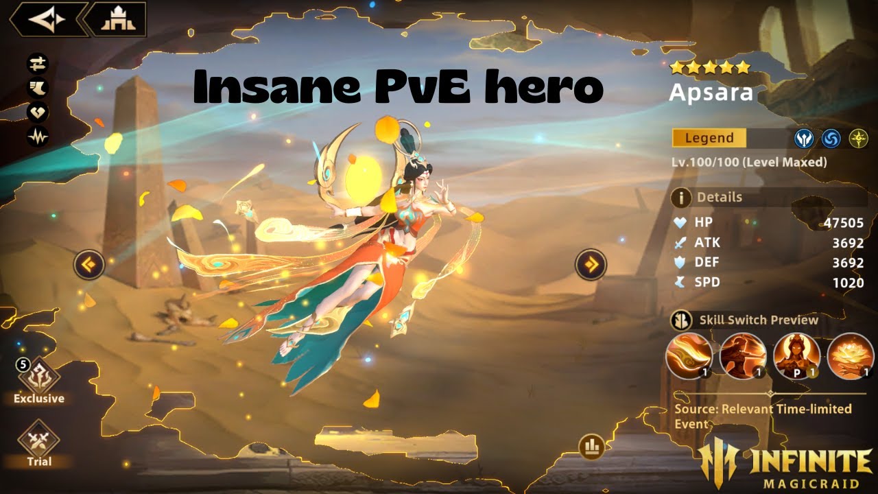 Apsara Showcase [Infinite Magicraid] - YouTube