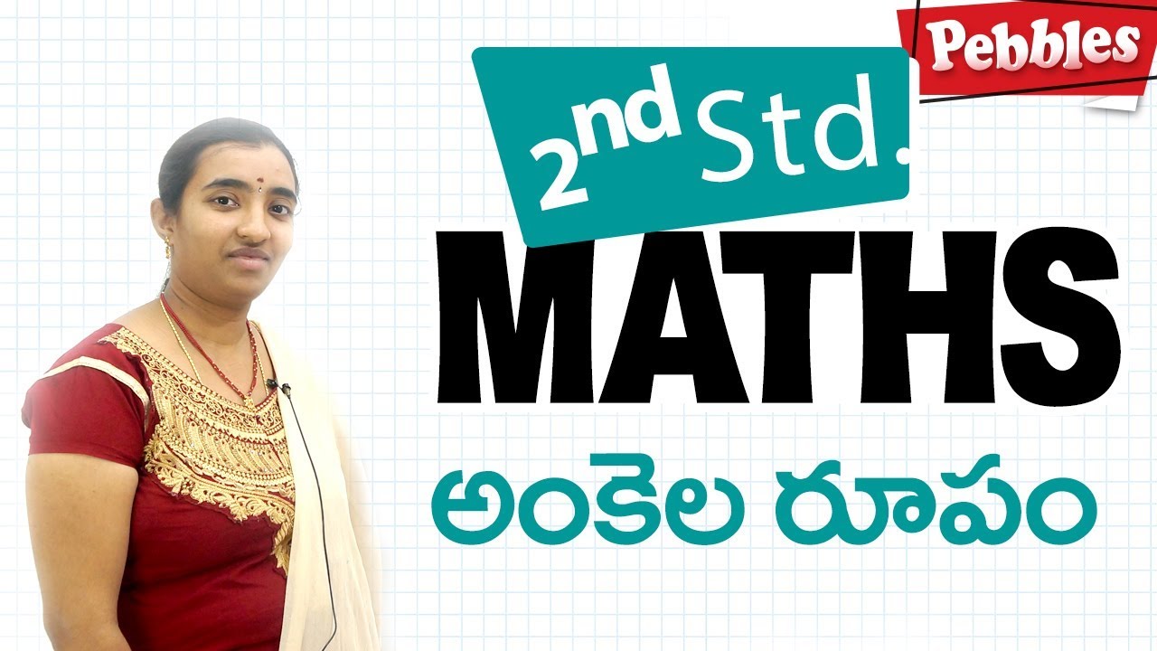Mathematics classes for class 2 in Telugu |Ankelu roopam | Easy maths ...
