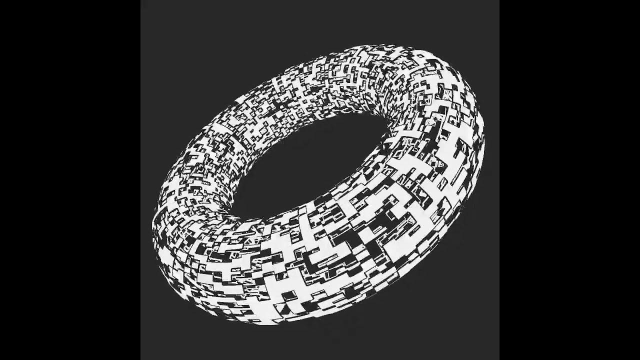 Mono torus. Draw by openFrameworks - YouTube