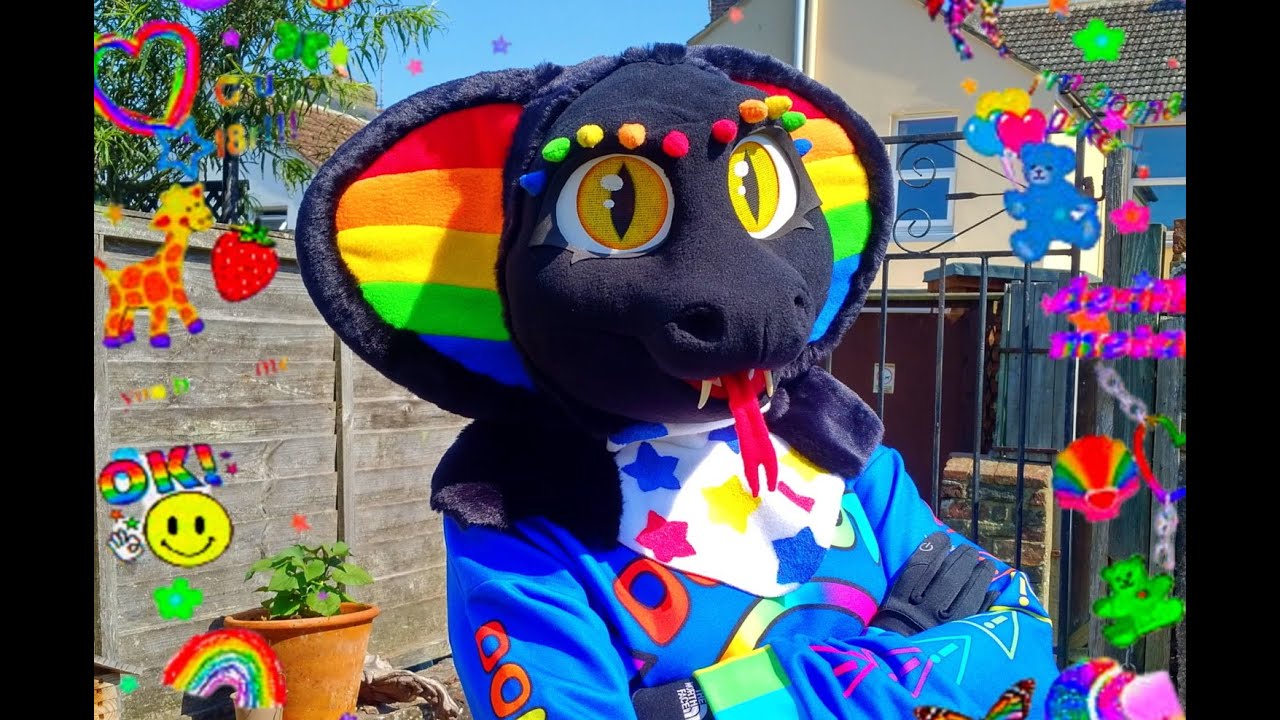 Kidcore Cobra - Fursuit Head Commission - YouTube