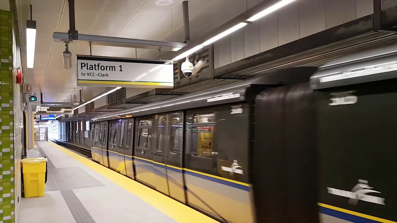 Evergreen Line Train Departing Inlet Centre Station - YouTube