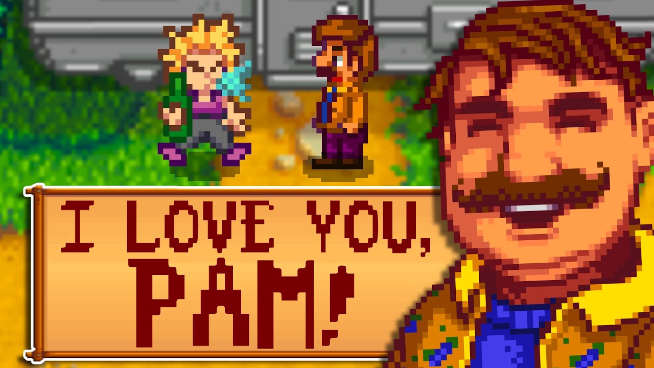 The Stardew Mod Where Pam Marries Gus. - YouTube