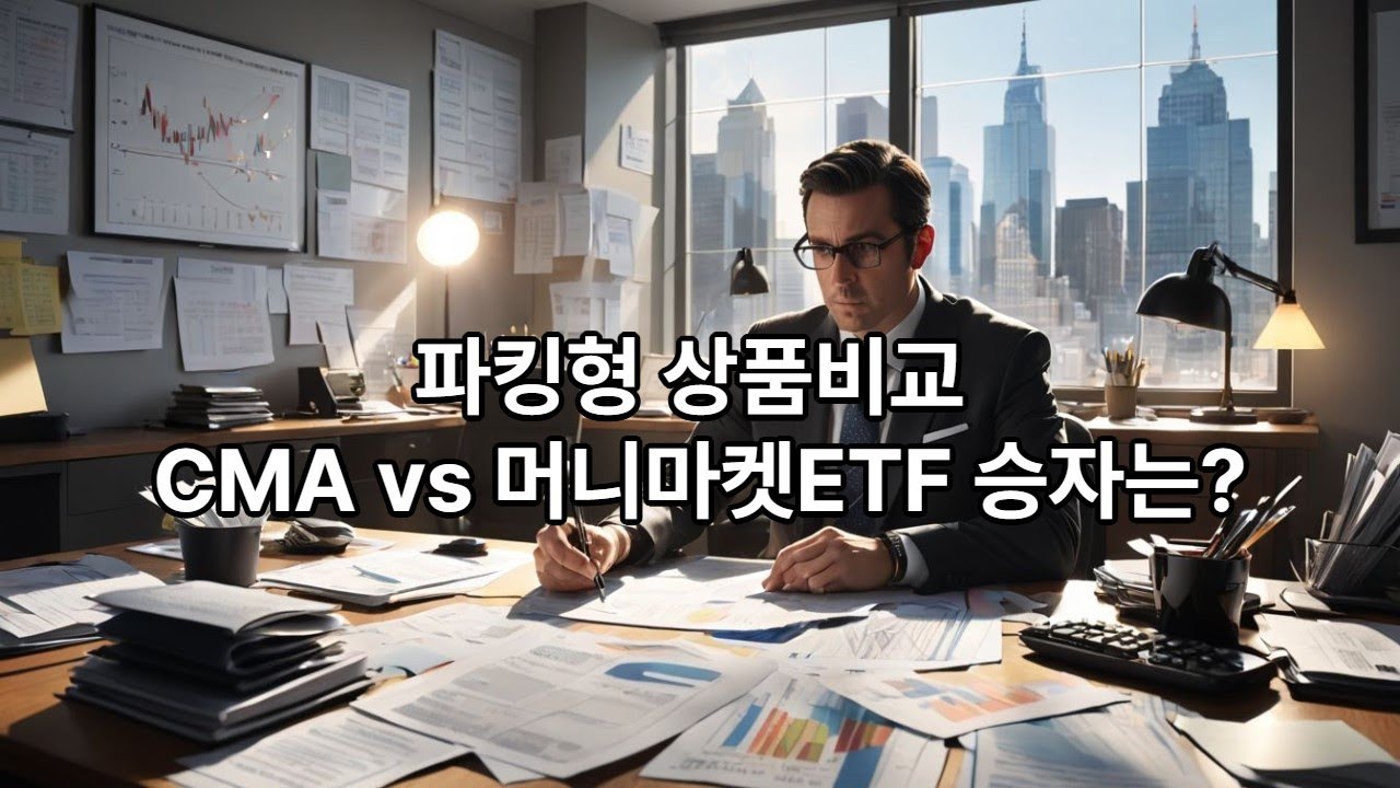 "은행에 돈 묻어두면 손해?!🔥 파킹형 ETF vs CMA 통장 비교!" - YouTube