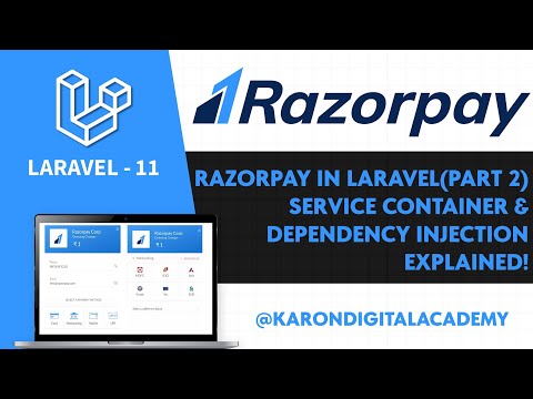 Razorpay in Laravel Part 2 – Service Container & Dependency Injection Explained! - YouTube