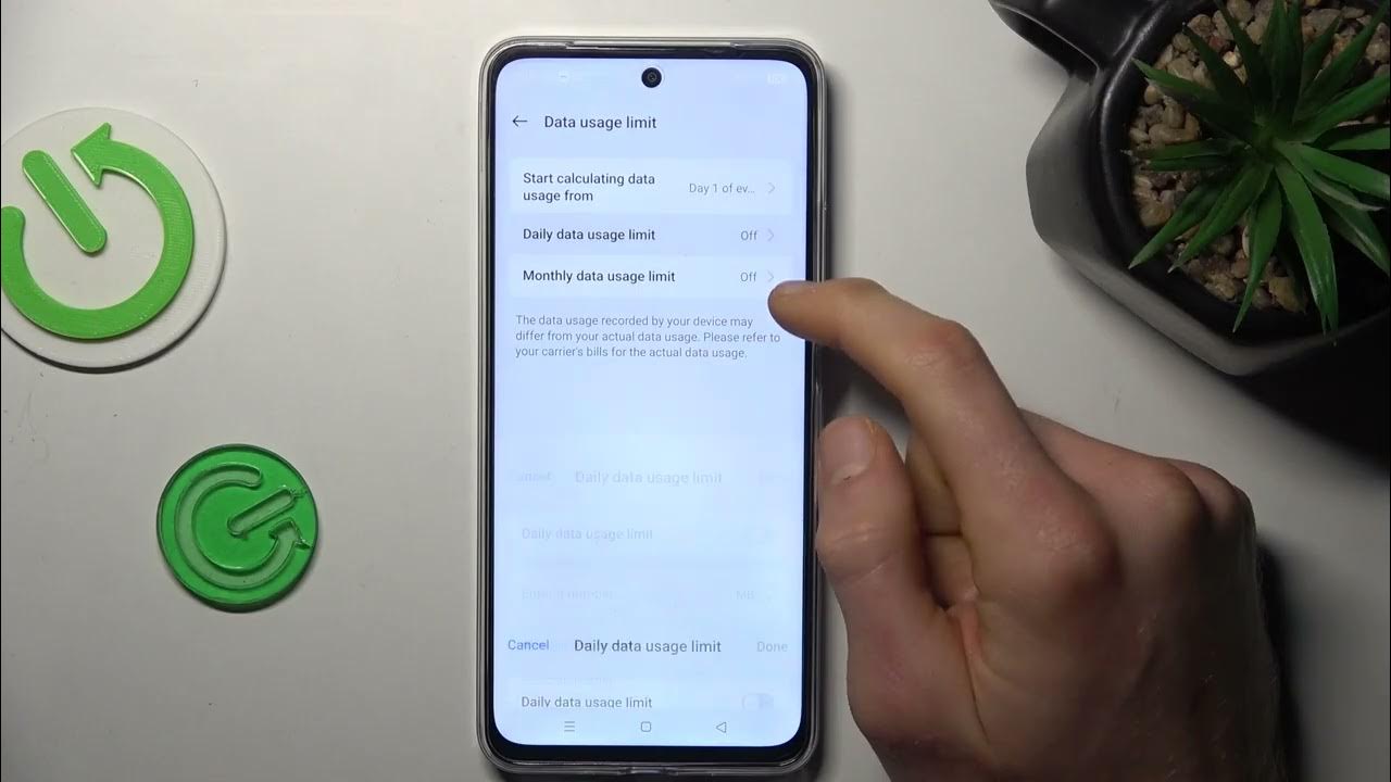 How To Set Mobile Data Limit on REALME C75 - YouTube