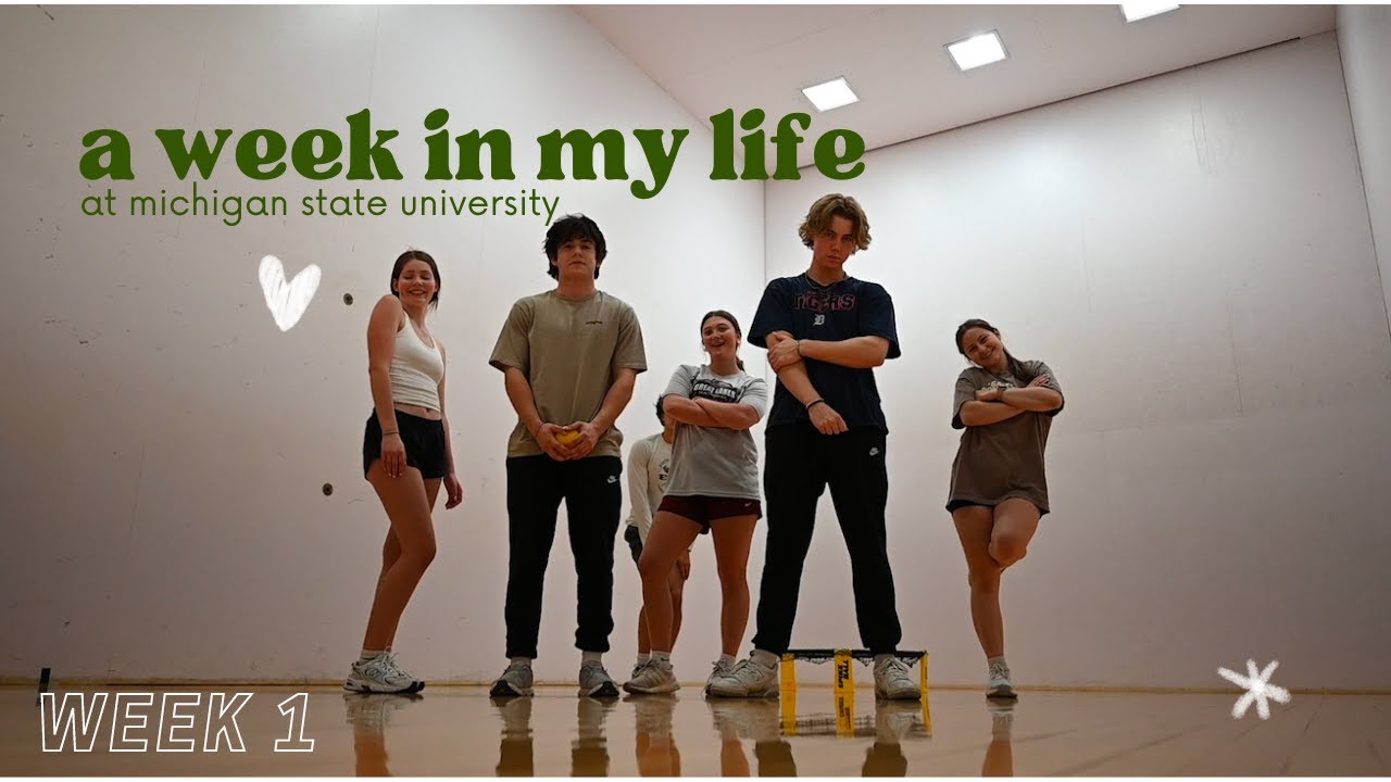 Week in my life | MSU student | week 1 - YouTube