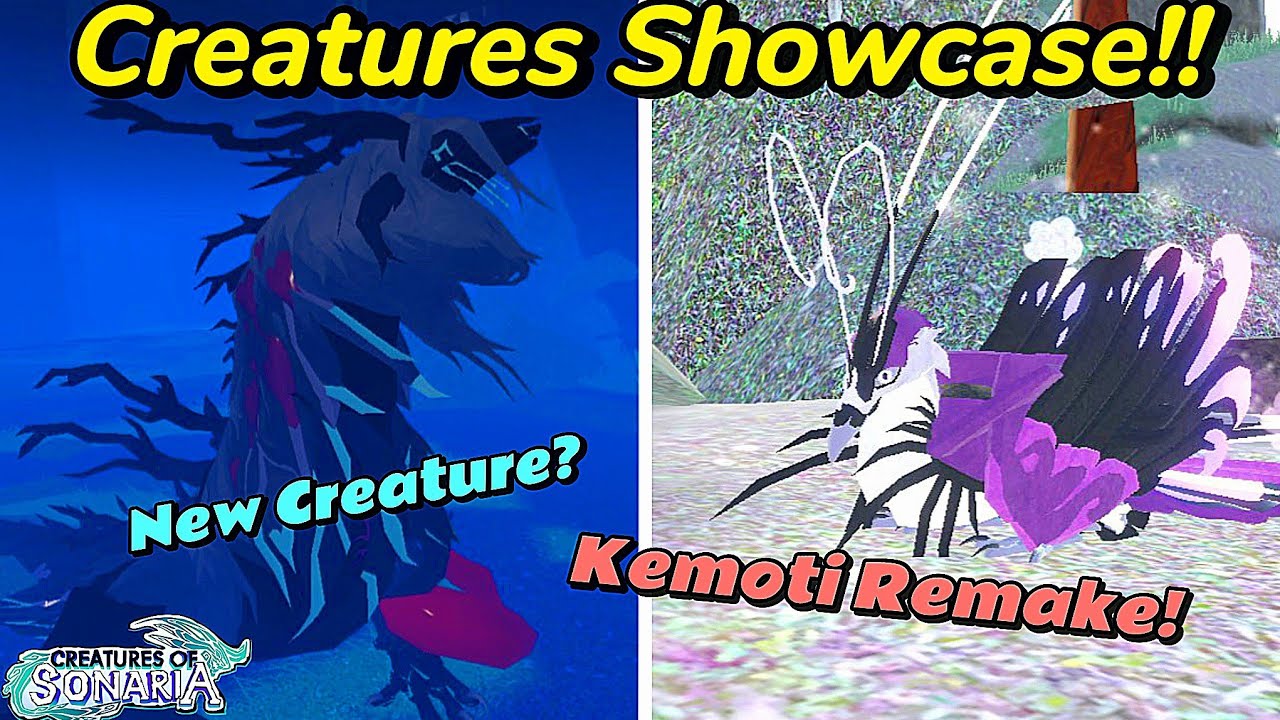 Kemoti Remake and Pleuremiert is HERE!! 🖤💖 Creatures of Sonaria - YouTube