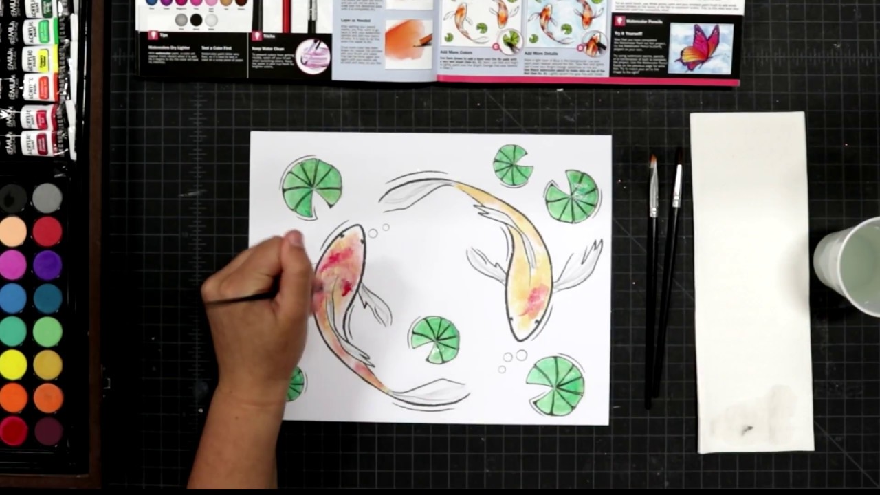 Watercolor Project | Koi Fish - YouTube