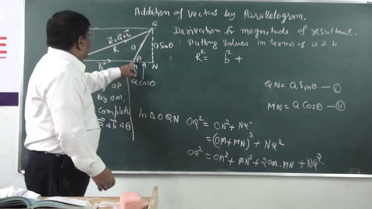 XI-4.3.Vector addition-2 (2014)Pradeep Kshetrapal Physics - YouTube
