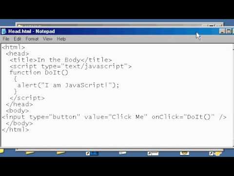 HTML 5 Javascript Lesson-3 - YouTube