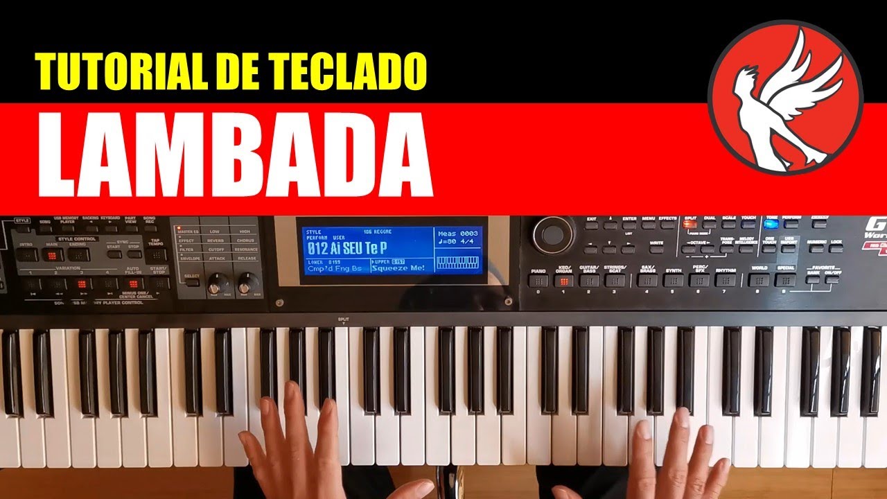 Como tocar LA LAMBADA en teclado TUTORIAL GRATIS - YouTube