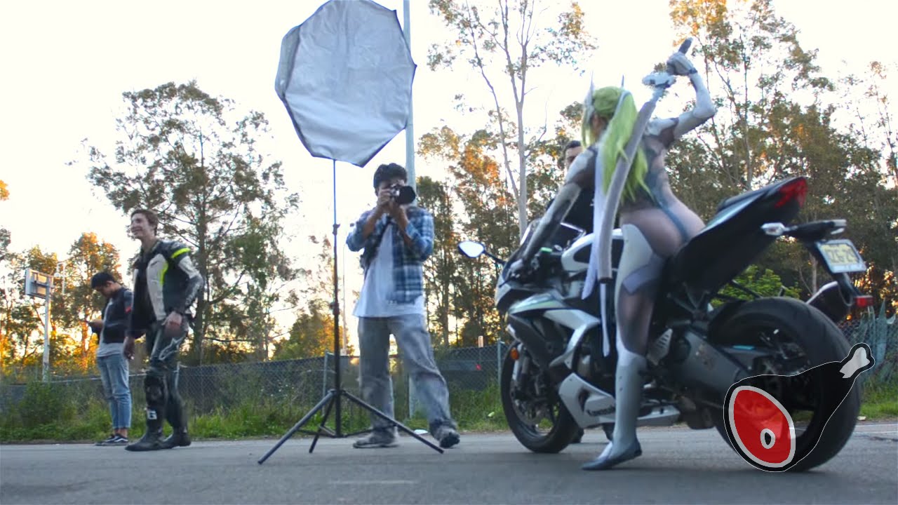 Sexy Motorcycle Cosplay! - YouTube