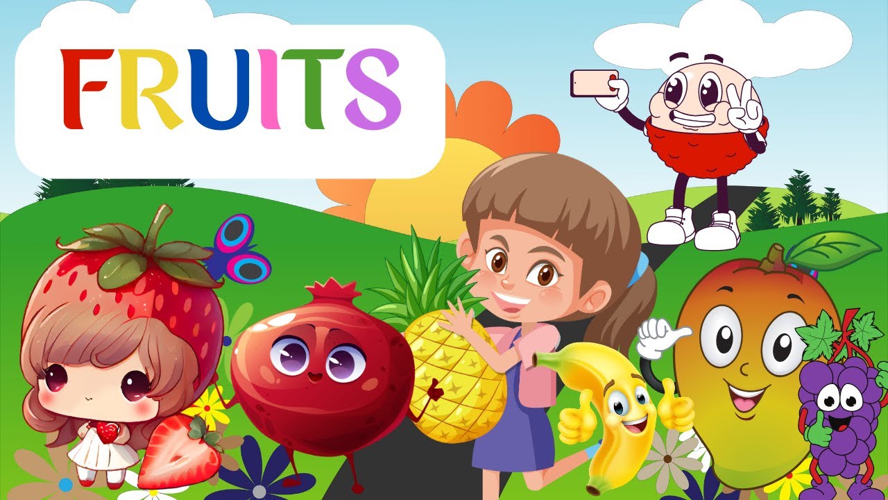 Get lost in the world of FRUITS| Name of fruits IN English | FRUITS ...