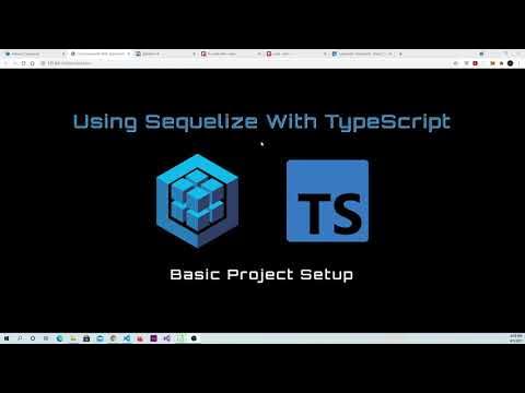 Using Sequelize With TypeScript: Basic Project Setup - YouTube