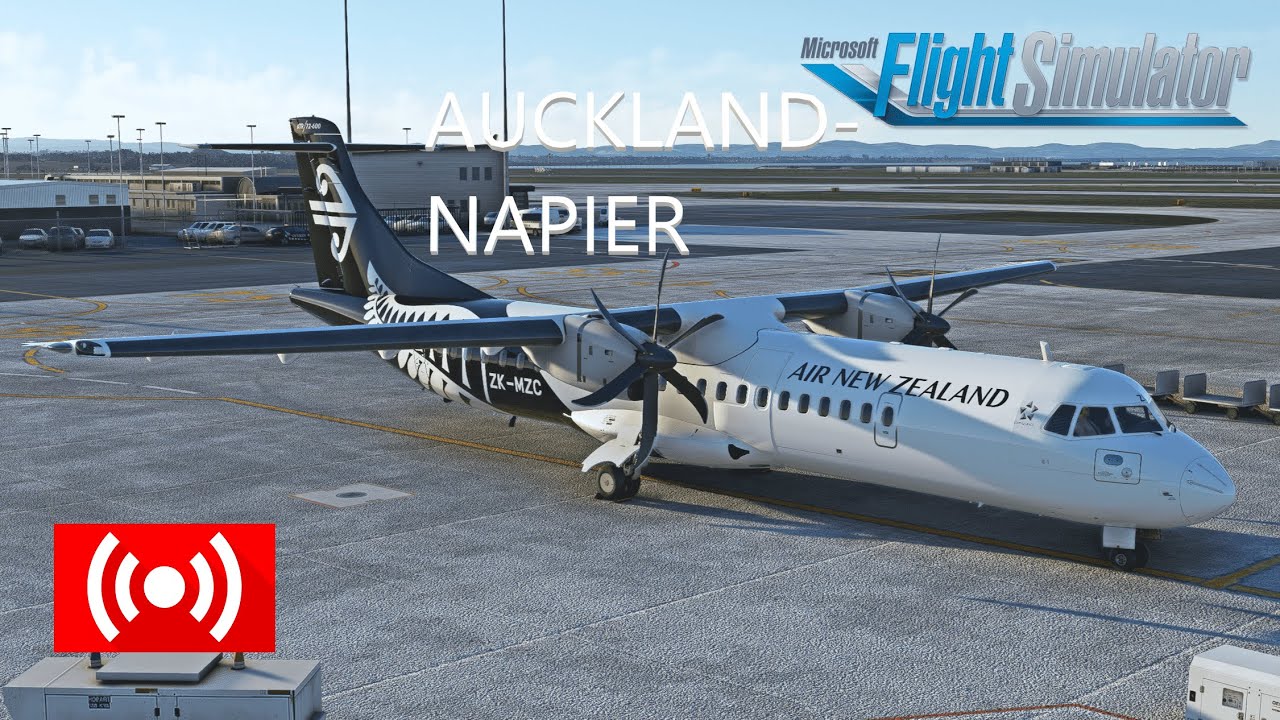 MFS2020 Auckland Departure New ATR 72-600! - YouTube