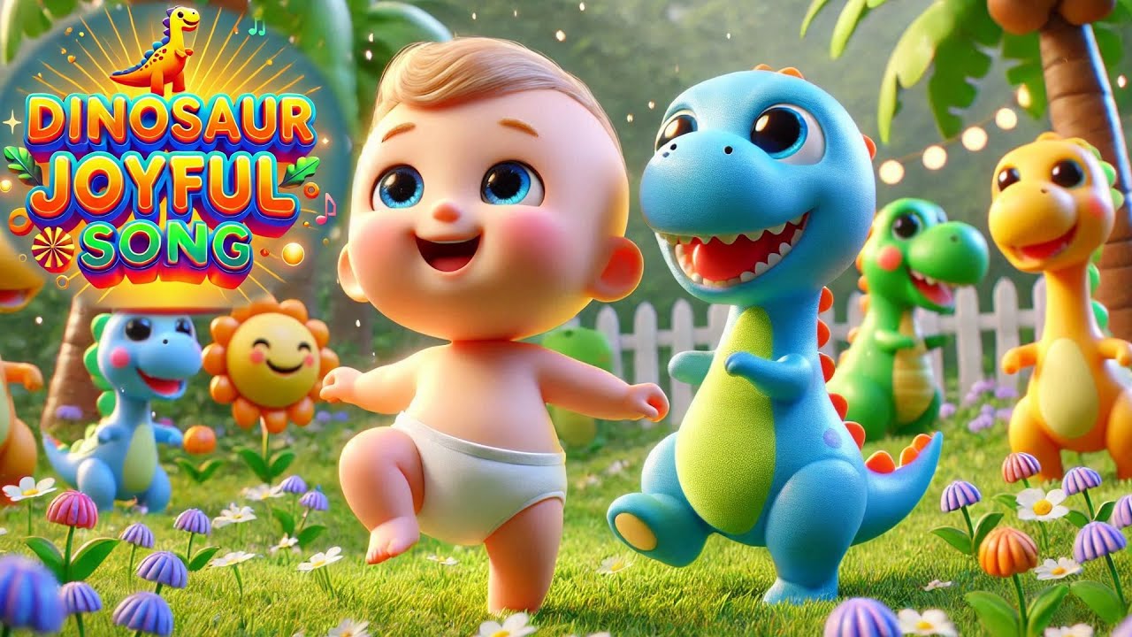 'Little Dinosaurs' where tiny dinos dance, play, and sing under the morning sun! - YouTube