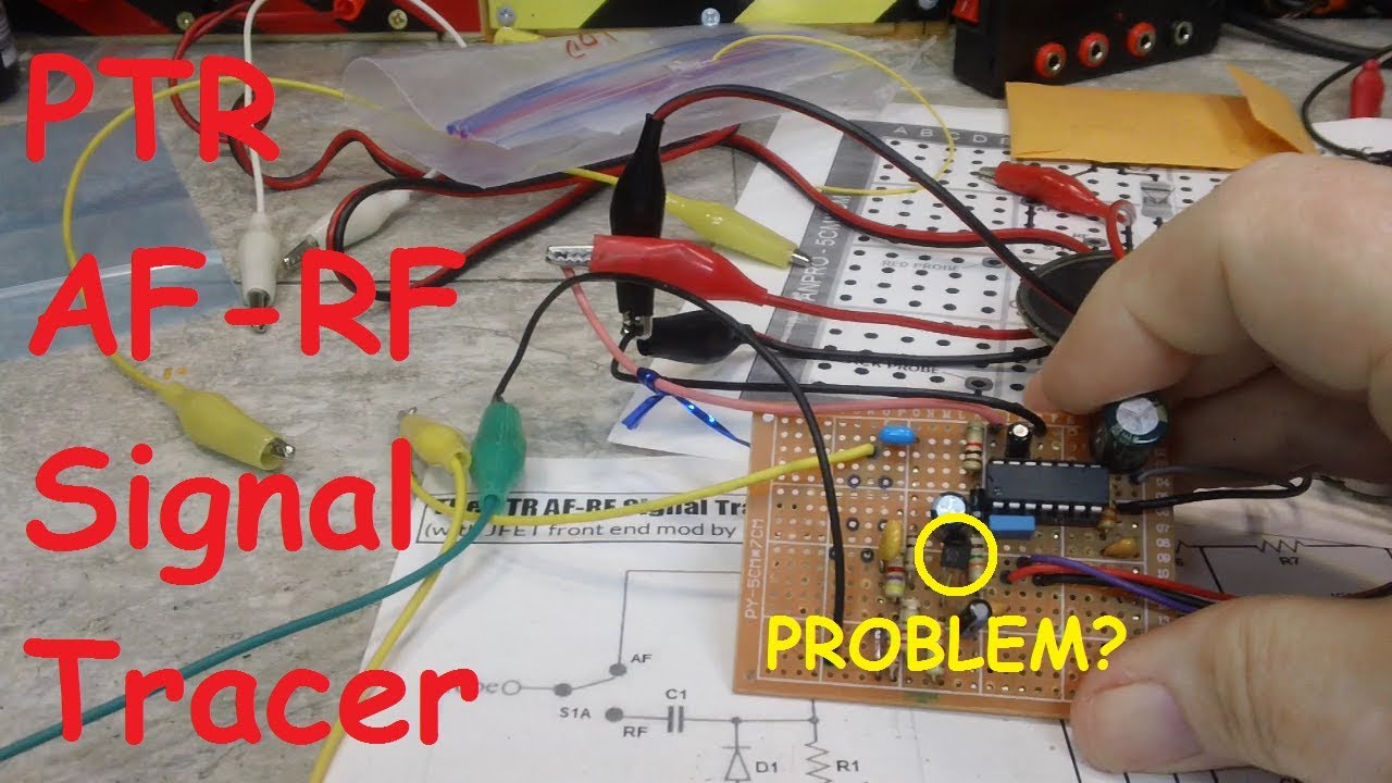 DERB - PTR AF-RF Signal Tracer - PROBLEM! - YouTube