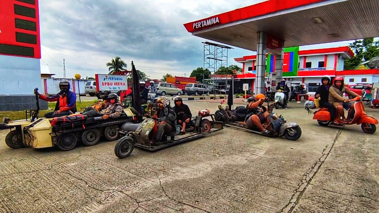 road to celebes scooter party 16 kolaka utara pasukan sespan kanan psk ...