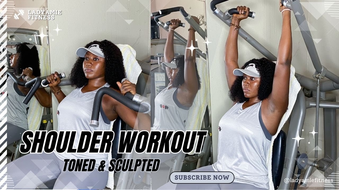 Toned & sculpt your shoulders - Build round shoulders with this workout ...