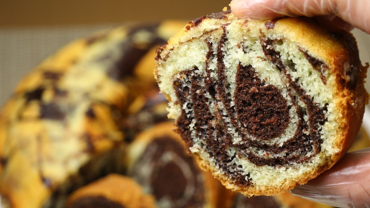 The Easiest and Fastest Cake you will make everyday! Delicious Marble ...