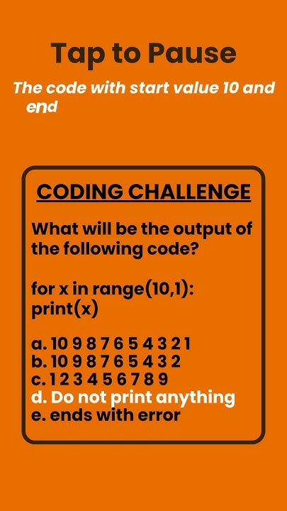 Python Coding Challenge Youtube