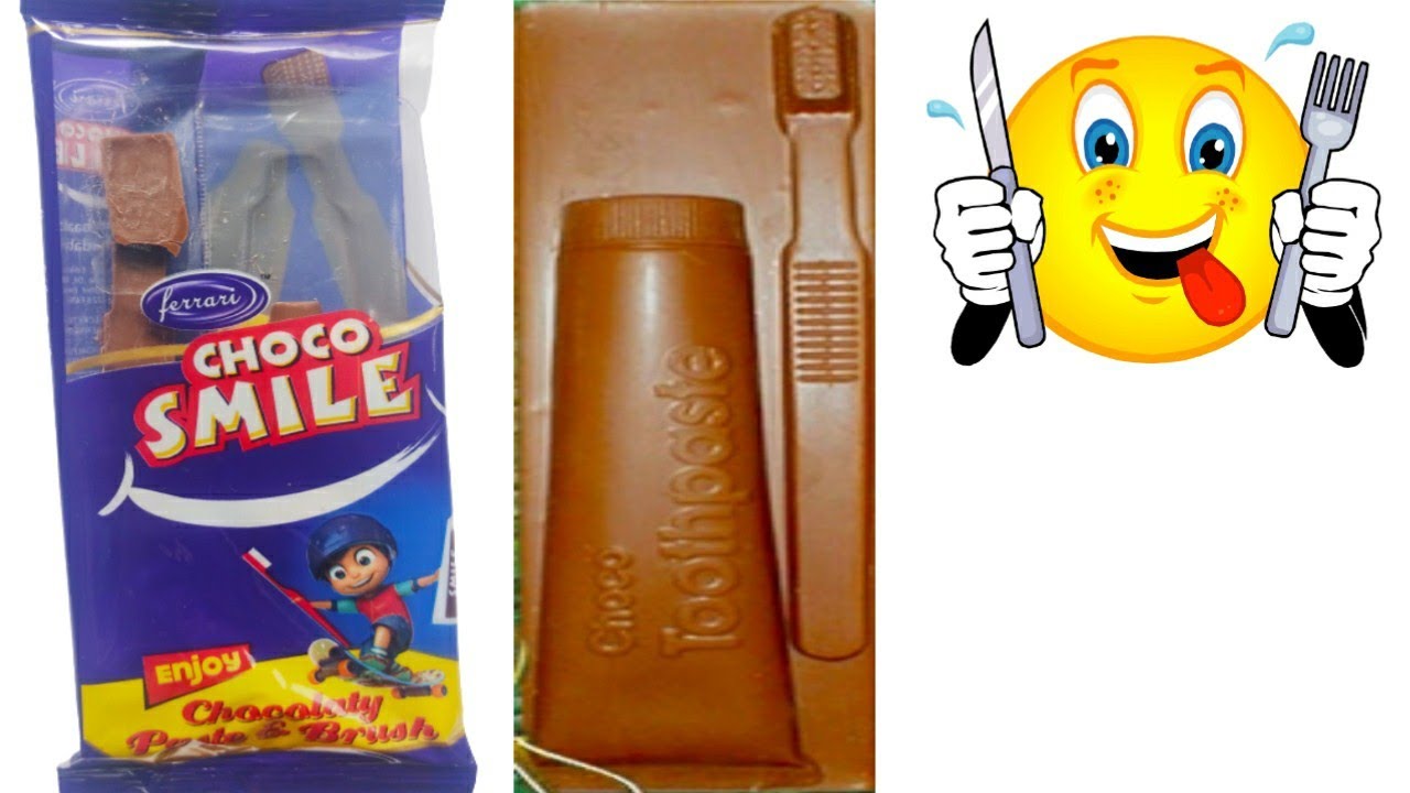 Choco Smile Enjoy || Chocolaty Paste & Brush || it's yummy Chocolate ...