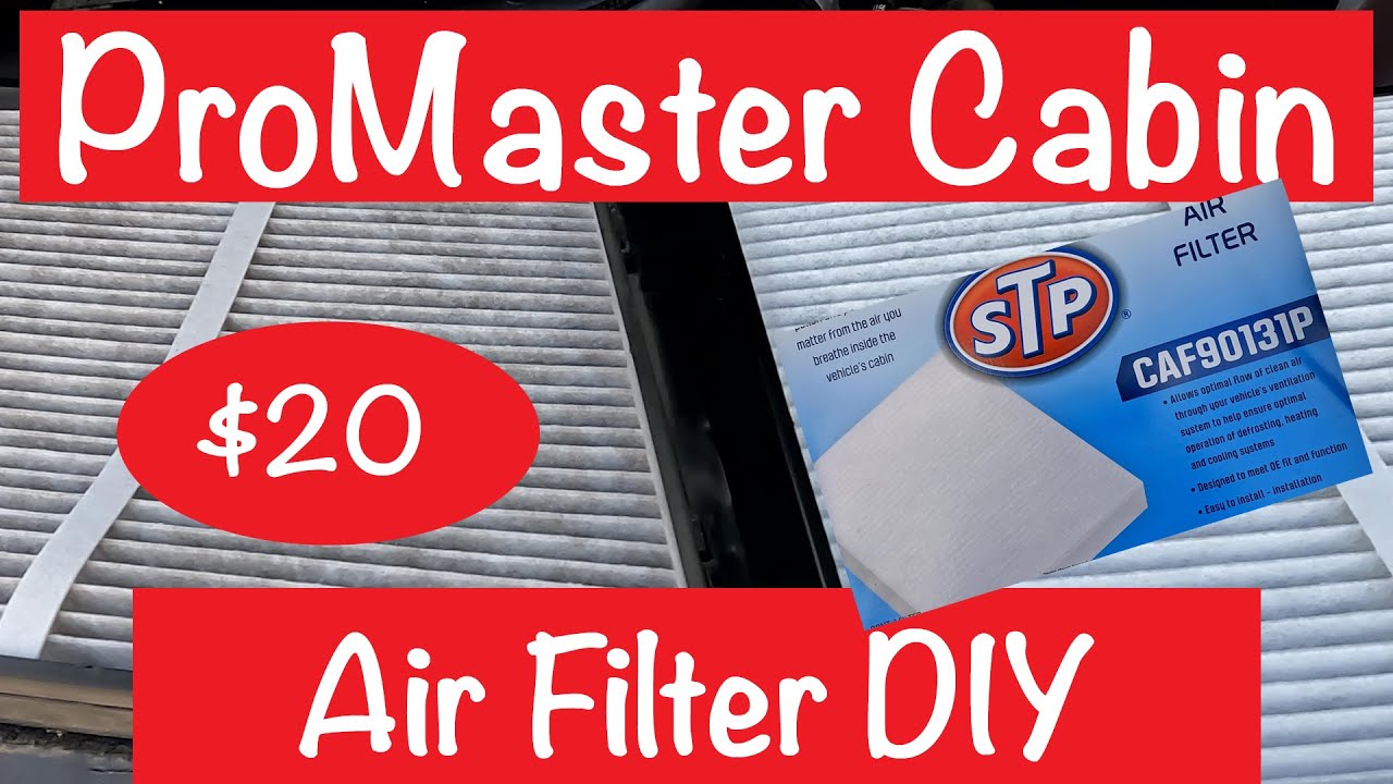 RAM Promaster 1500, 2500, 3500 Cabin Air Replacement- Skip The ...