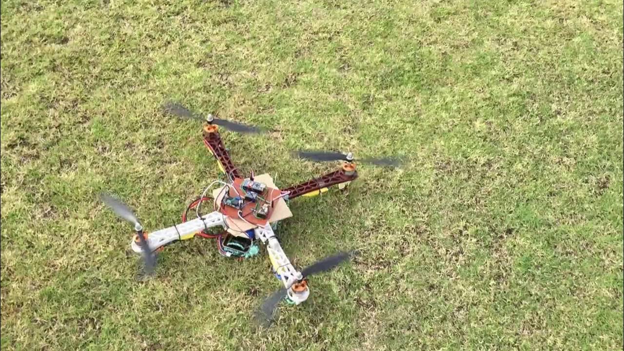 Custom Quadcopter with Arduino Nano and NRF24L01 Flight Test #1 (FAIL ...