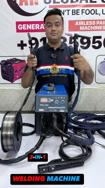3-in-1 Gasless MIG Welding Machine || MMA || MIG || TIG || Gasless MIG Welding Machine #shorts ...