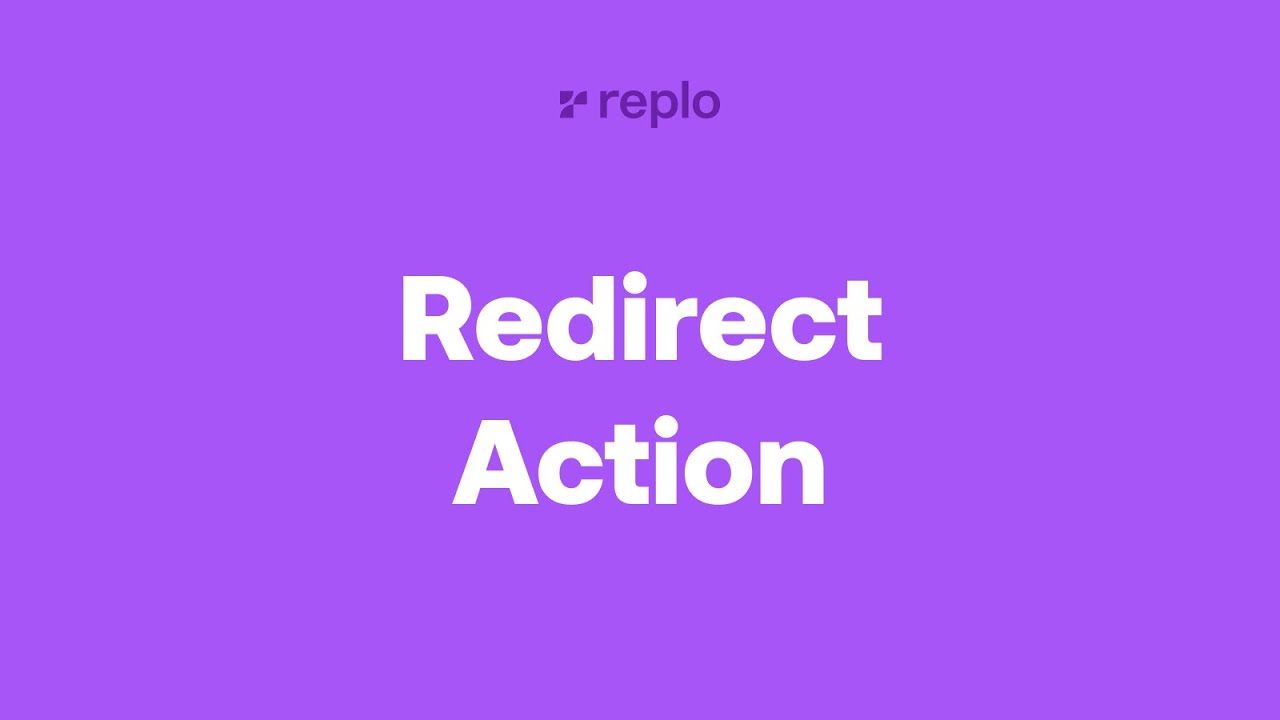 How to Add Redirect Actions in Replo - YouTube