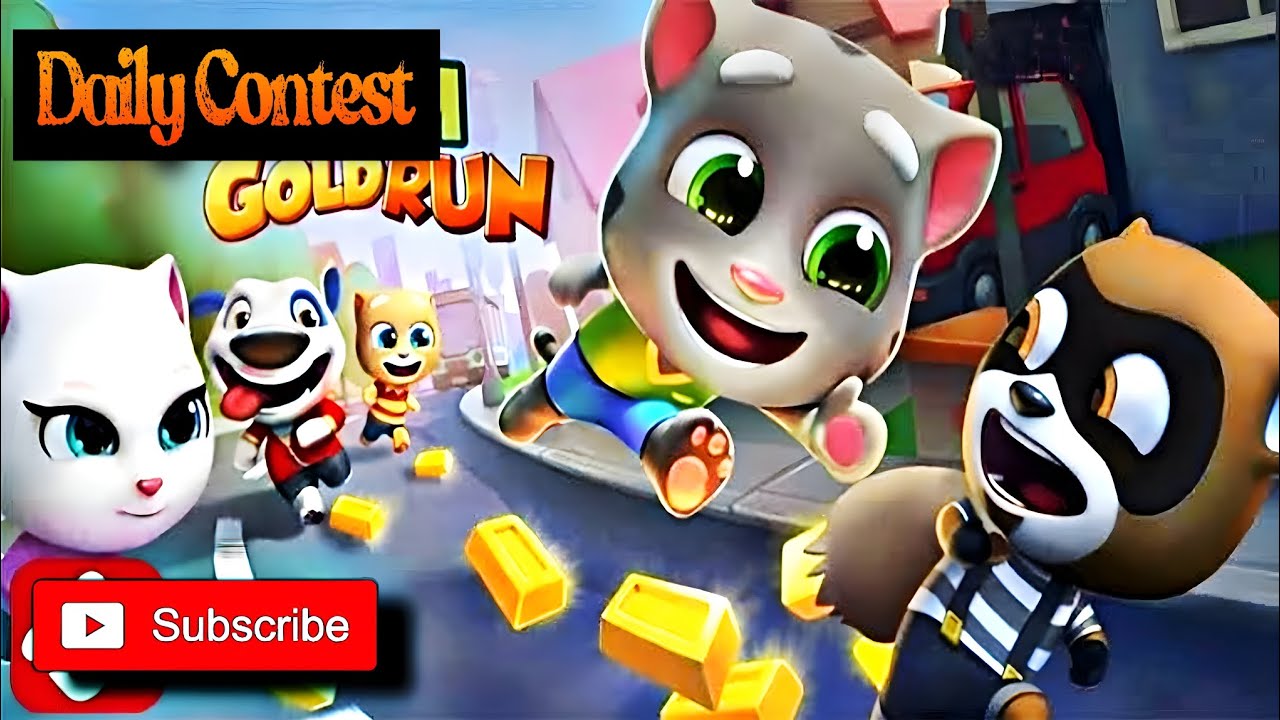 Talking Tom Gold Run | Daily Contest | Gameplay Walkthrough - YouTube