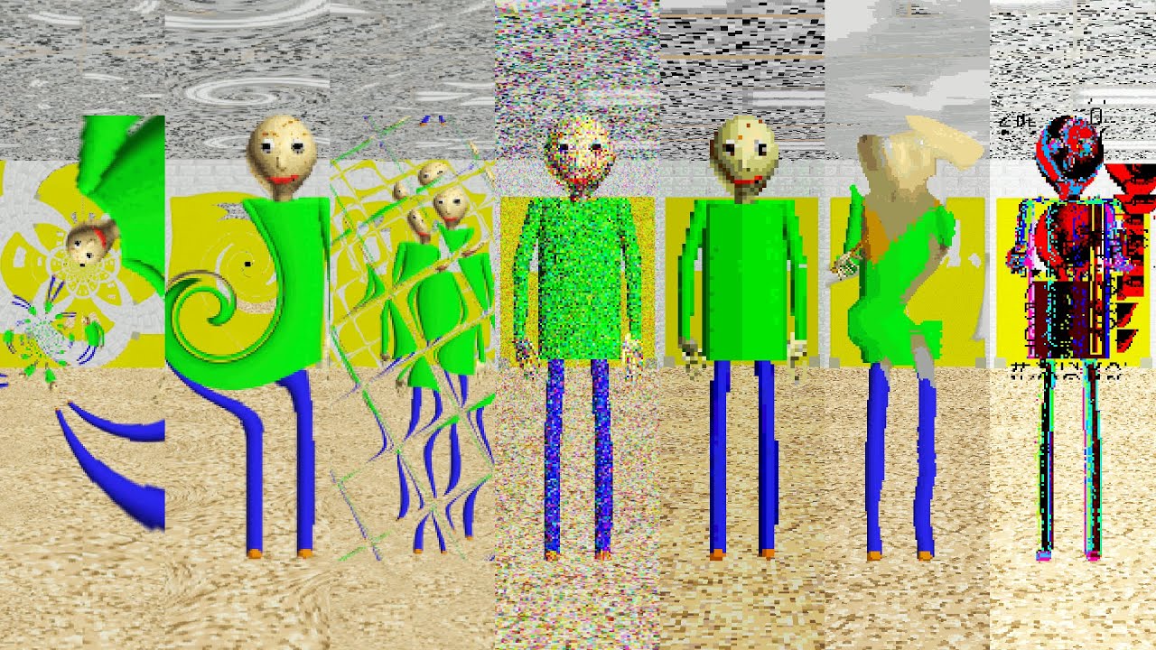Baldi's With Filters Edition on Character | Baldi's Basics Mods - YouTube