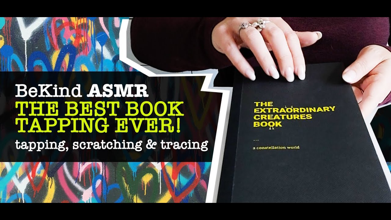 ASMR THE BEST BOOK TAPPING EVER Book Tapping Book scratching (No ...