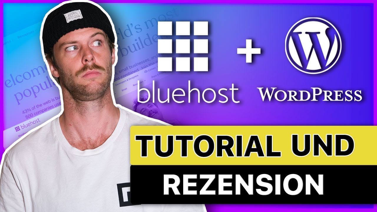 Bluehost WordPress Tutorial und Rezension | Bluehost WordPress Tutorial and Review - YouTube