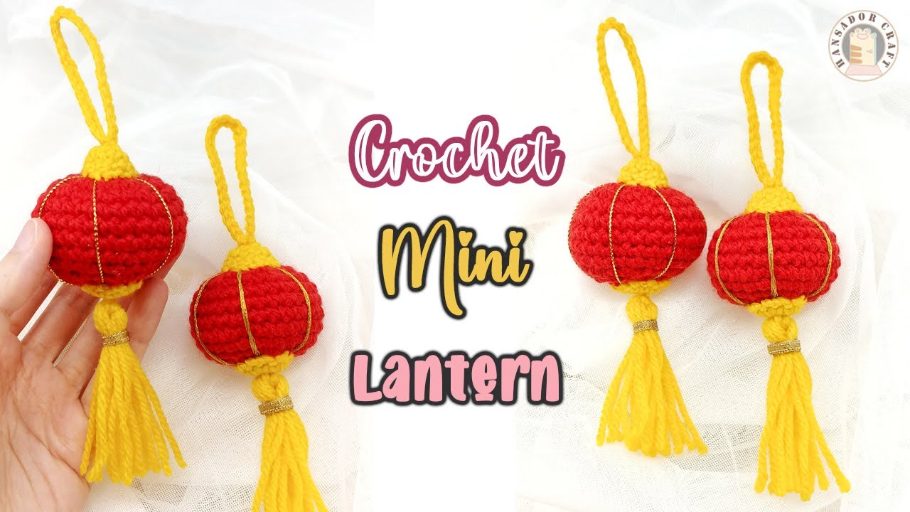 Crochet Mini Lantern | How to crochet a lantern | Amigurumi Lantern ...