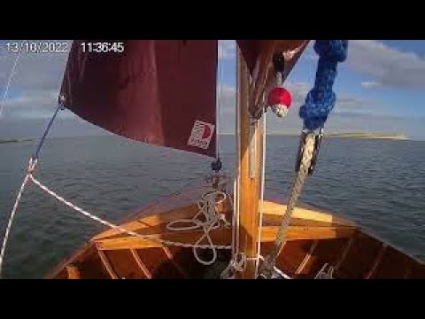 A trip to Burnham Overy Staithe sailing a Tideway 12 dinghy - YouTube