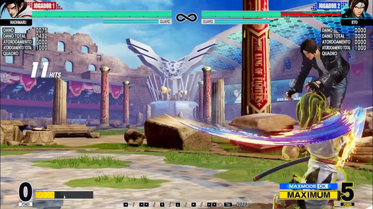 KOF XV HAOHMARU COMBO 1 BARRA - YouTube
