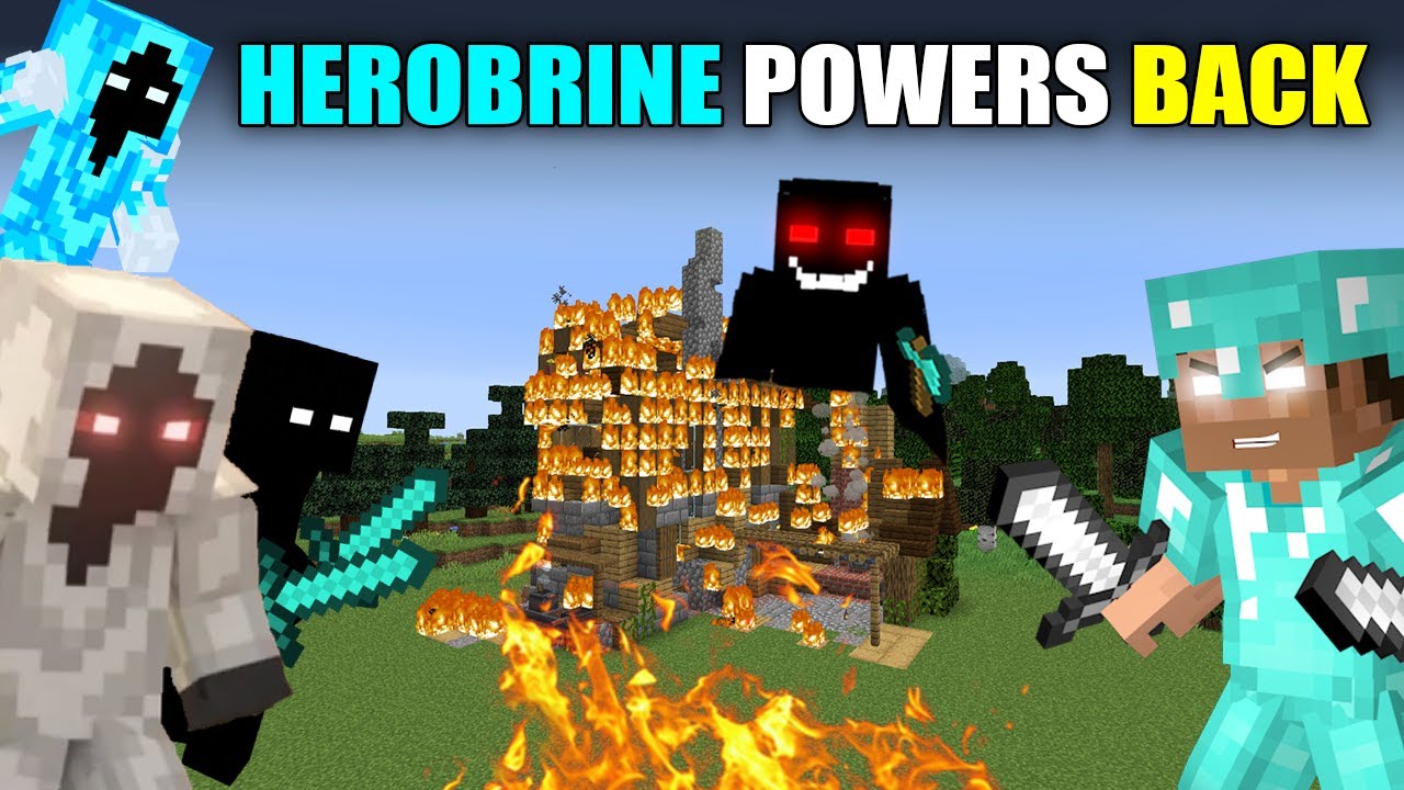 ENTITY 606 VS ENTITY 303 😱 READY TO FIGHT WITH HEROBRINE | HOGALALLA IS ...