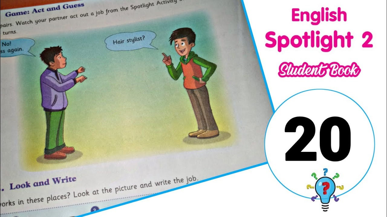 English spotlight 2 page 20 - YouTube