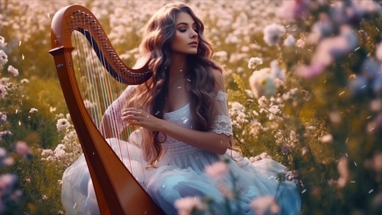 Relaxing Hymn 😌 Heavenly Christian Harp Music 😌 He Is Lord Harp ...