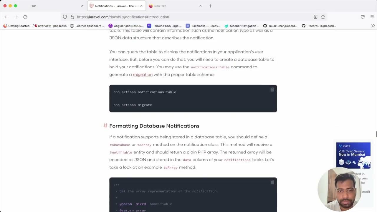 Laravel 40 - Notification using database - YouTube