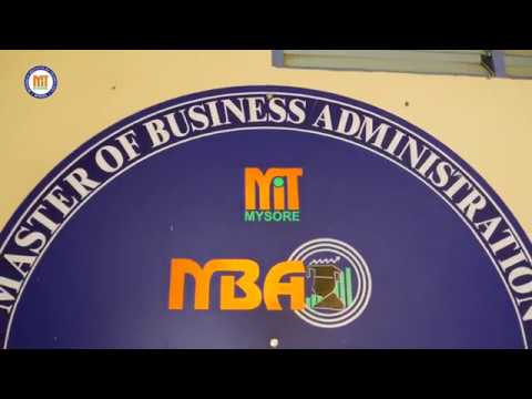 MBA @ MITMysore | Maharaja Institute of technology - YouTube