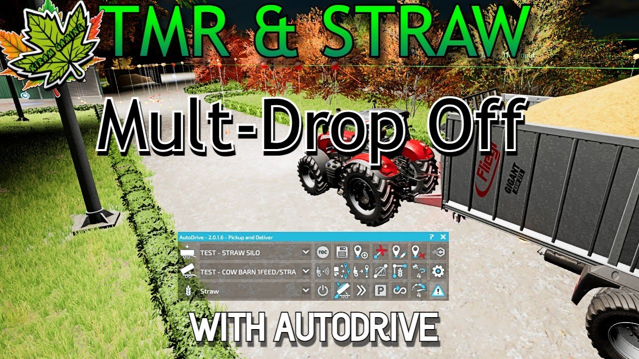 Using Autodrive to provide Feed and Bedding for 3 cow barns - Farming ...