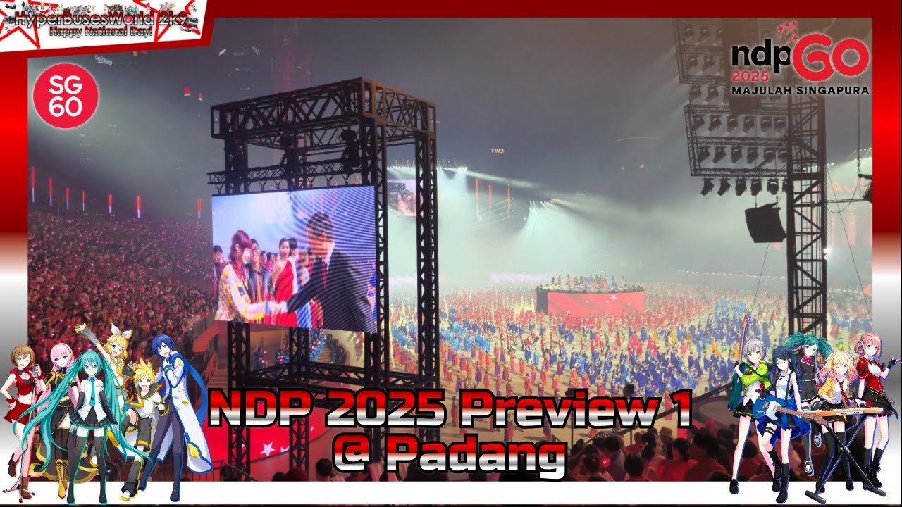 NDP 2025 Preview 1 @ Padang - YouTube