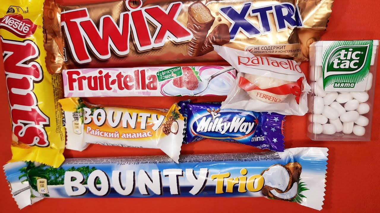 Satisfying Video | New Some Lot’s of Candies ASMR | Twix, NUTS, Tic Tac ...