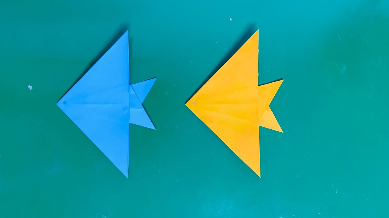 Original How to Make Paper Fish 🐠 Creatig Paper Fish, Paper Art and ...