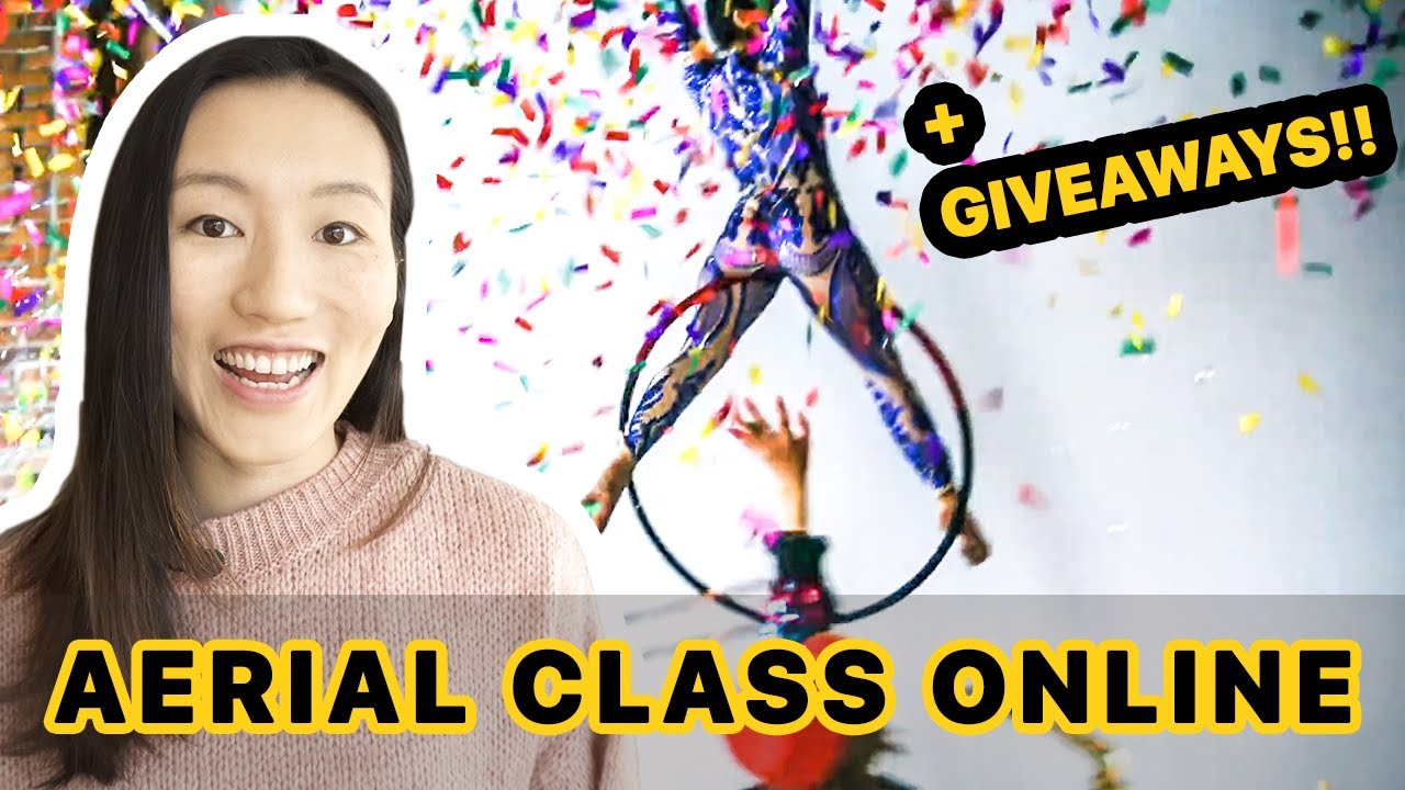 Practice Aerial Hoop with Lollipop Hoop/How online aerial dance class ...